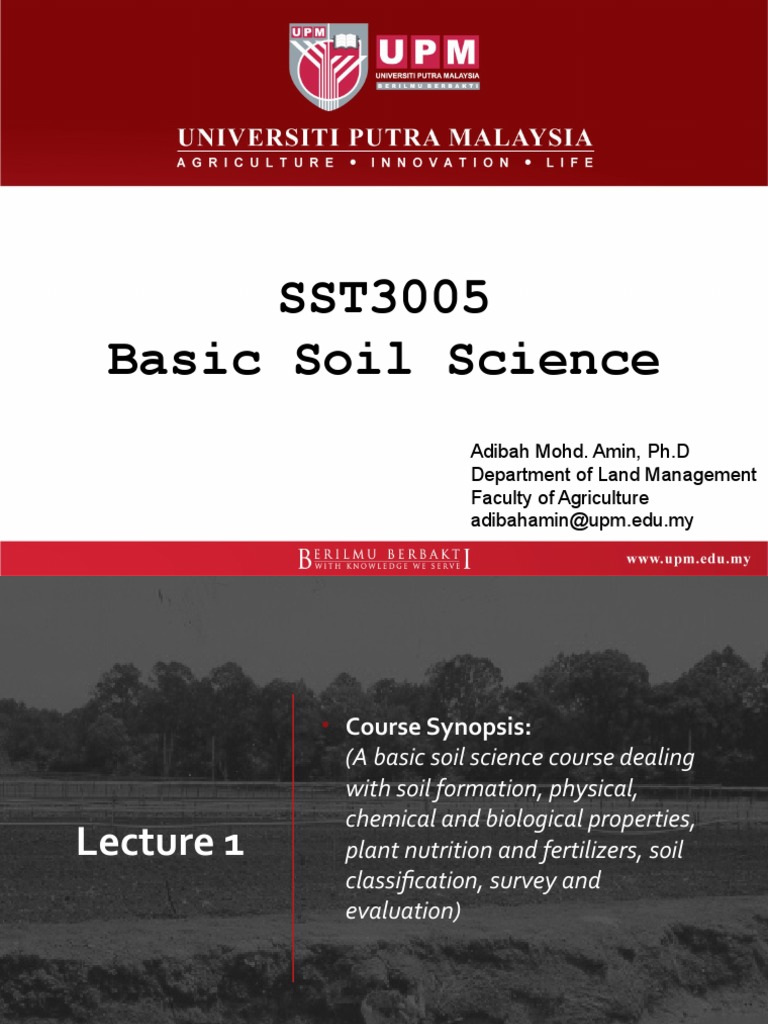 SST3005 Basic Soil Science | PDF | Soil Science | Soil