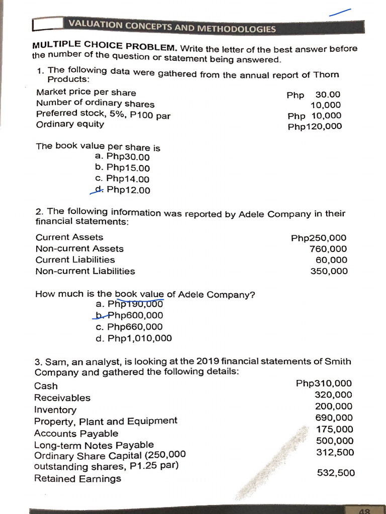 Questions For Chapter 2 and 3 | PDF