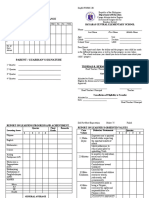 Report Card Senior High | PDF | Learning | Psychological Concepts