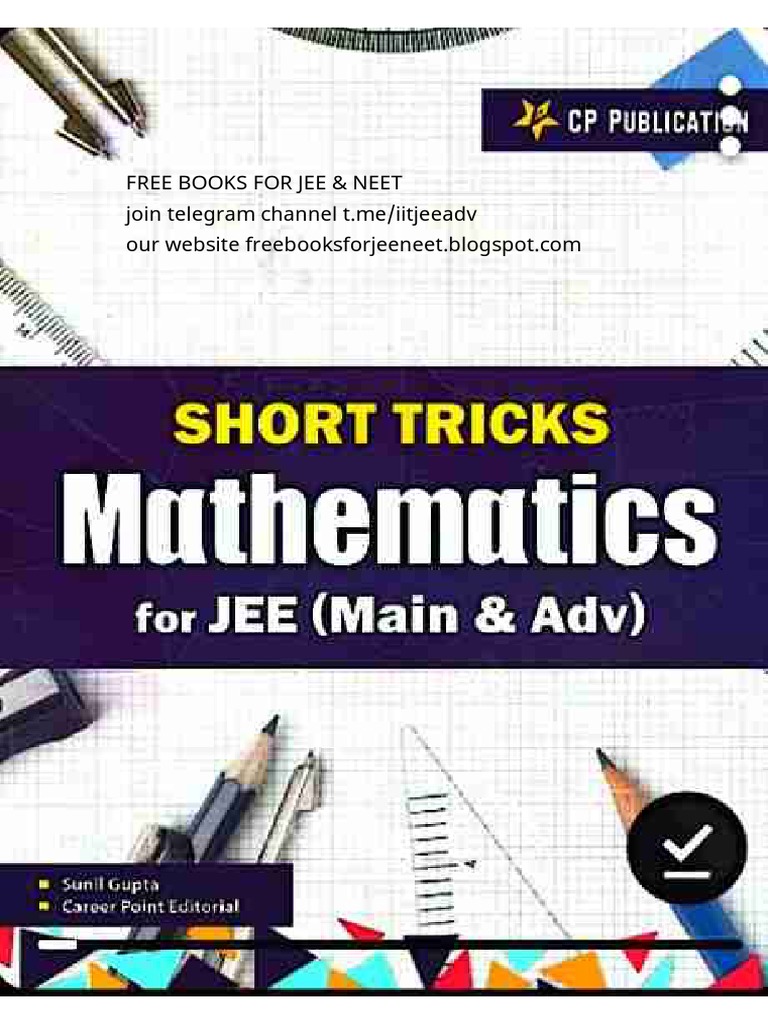 Free Books For Jee & Neet Join Telegram Channel T.me/iitjeeadv | PDF
