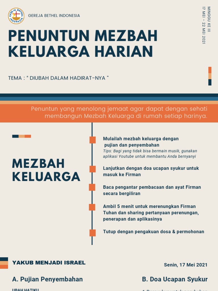 Penuntun Mezbah Keluarga Harian | PDF
