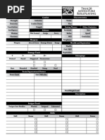 Paranoia - Fillable Character-Sheet | PDF