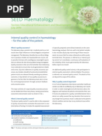 Sysmex XN-550 SOP Guide | PDF | Vertebrates | Medical Specialties