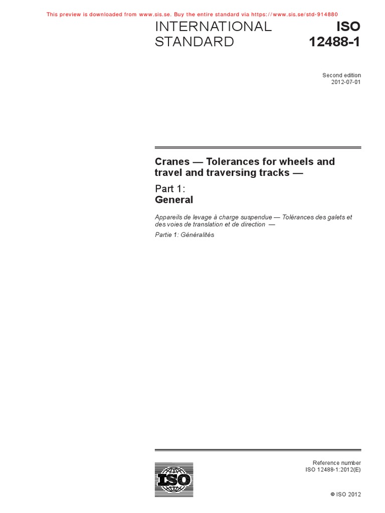 Iso 12488 1 2012 en PDF | PDF | International Organization For ...