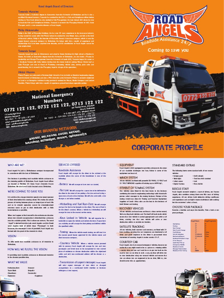 Road Angels Board of Directors Overview | PDF | Vehicles | Land Vehicles