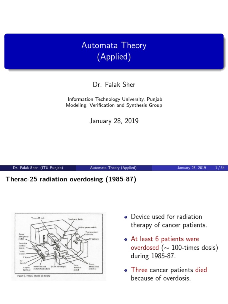 Lec 1 Pdf Formal Verification Formal Methods