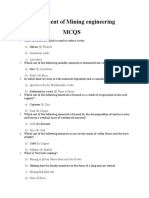 MCQ Geochem | PDF | Mantle (Geology) | Chemical Elements