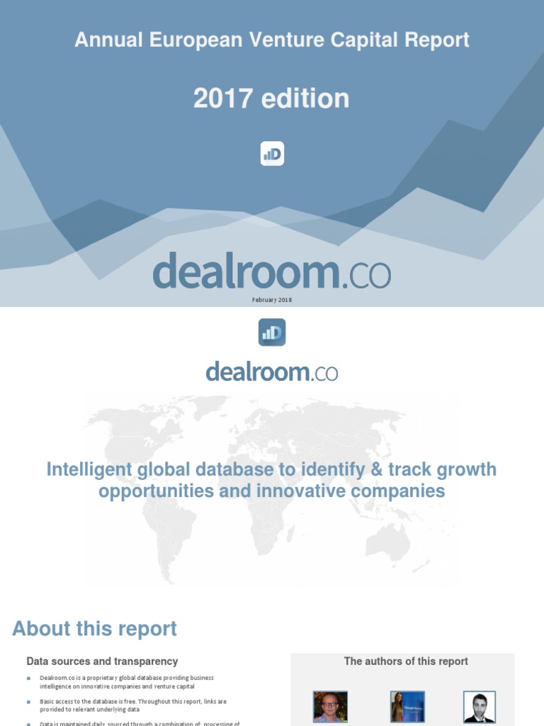 Dealroom 2017 vFINAL | PDF | Venture Capital | Corporate Finance