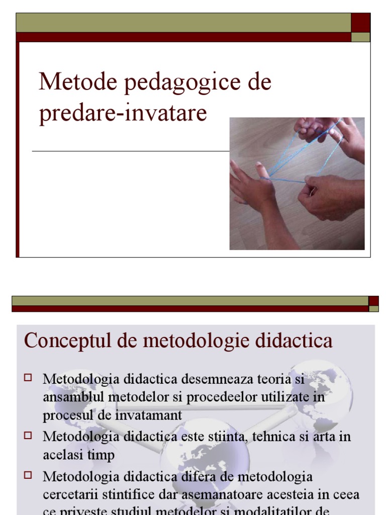 Metode Pedagogice de Predare Invatare | PDF