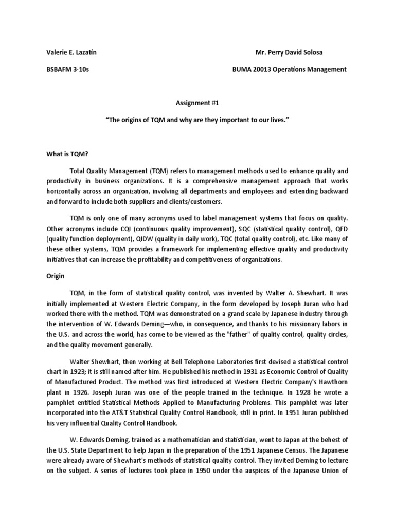 Valerie E. Lazatin Mr. Perry David Solosa BSBAFM 3-10s BUMA 20013 ...