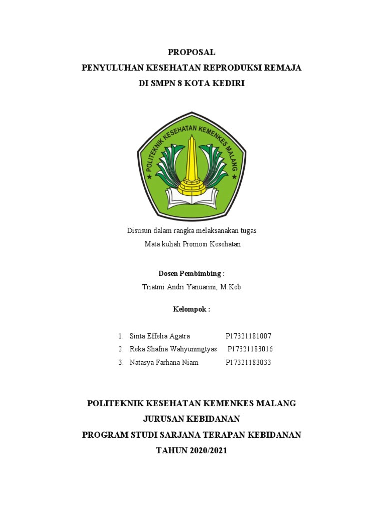 Proposal Kesehatan Reproduksi | PDF