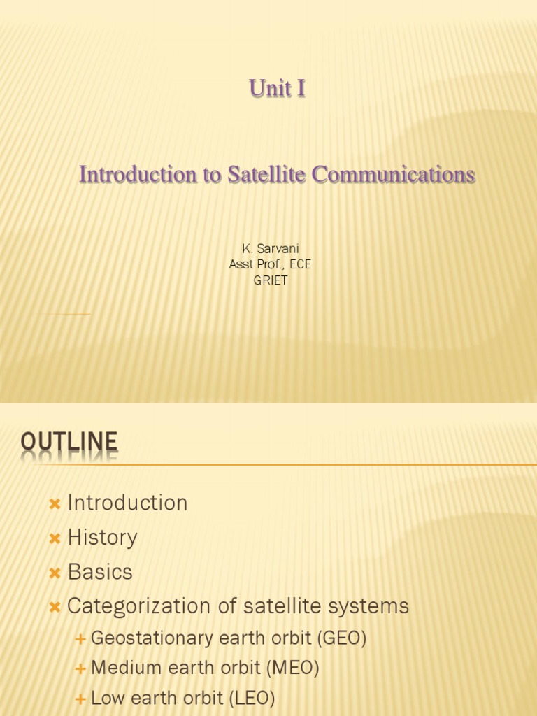 PSC Unit 1 | PDF | Communications Satellite | Satellite Television