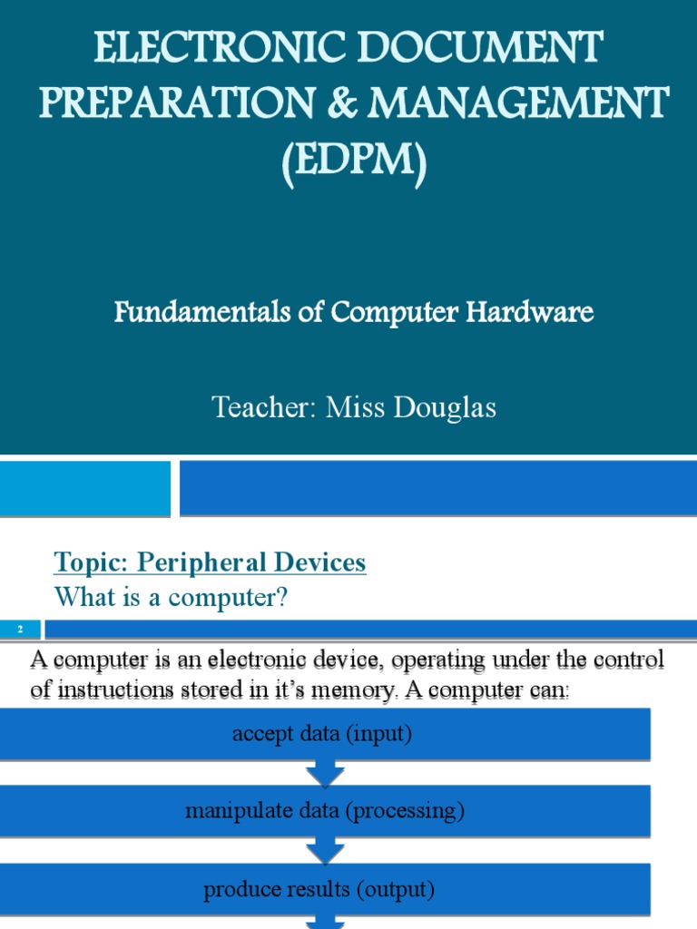 Fundamentals of Computer Hardware | PDF | Read Only Memory | Computer Data Storage