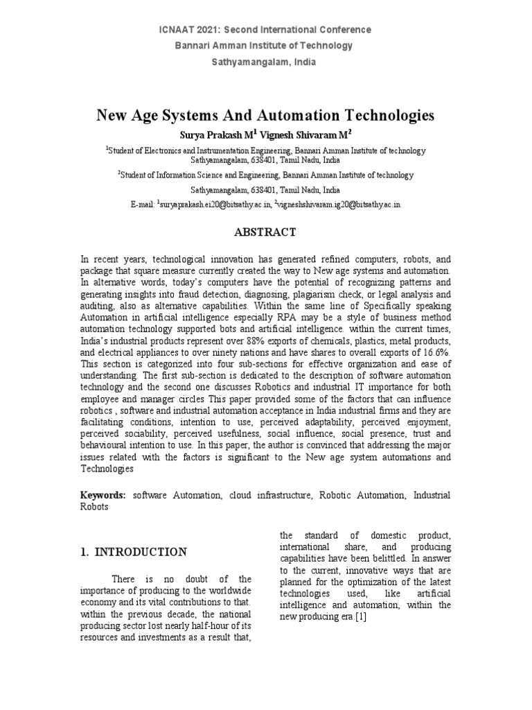New Age Systems and Automation Technologies | PDF | Software Testing ...