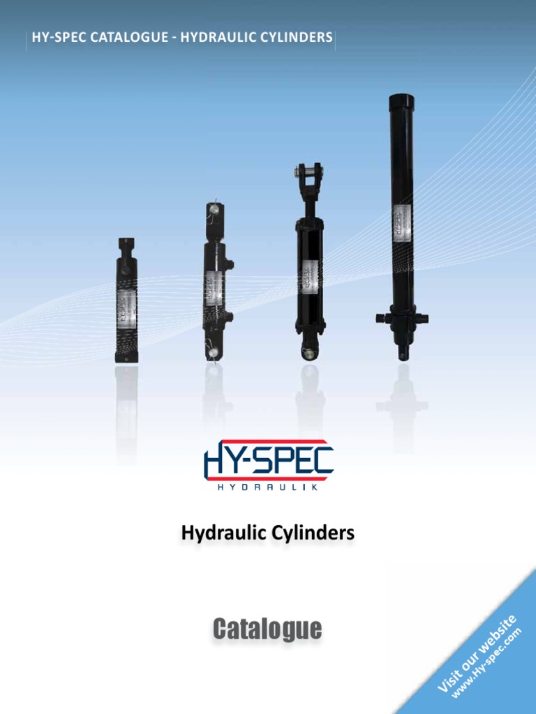 Hy Specs Catalogue | PDF | Pipe (Fluid Conveyance) | Piston