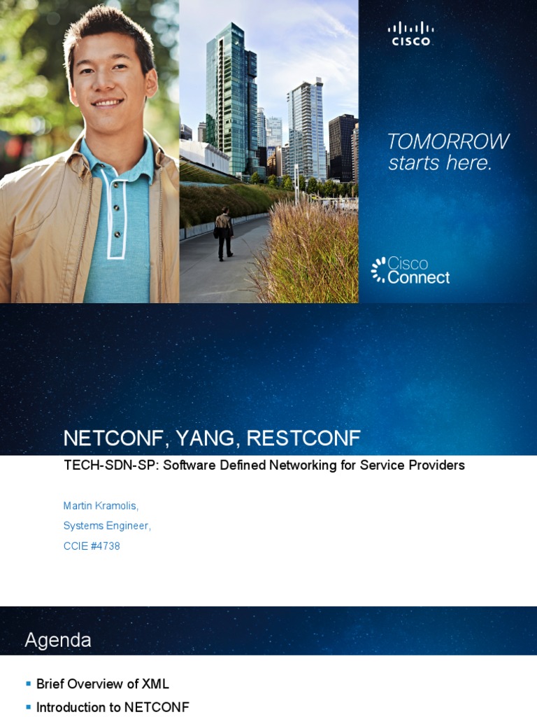 Tech Sdn10 SP Netconf Yang Restconf Martinkramolis | PDF | Xml | Information Technology Management