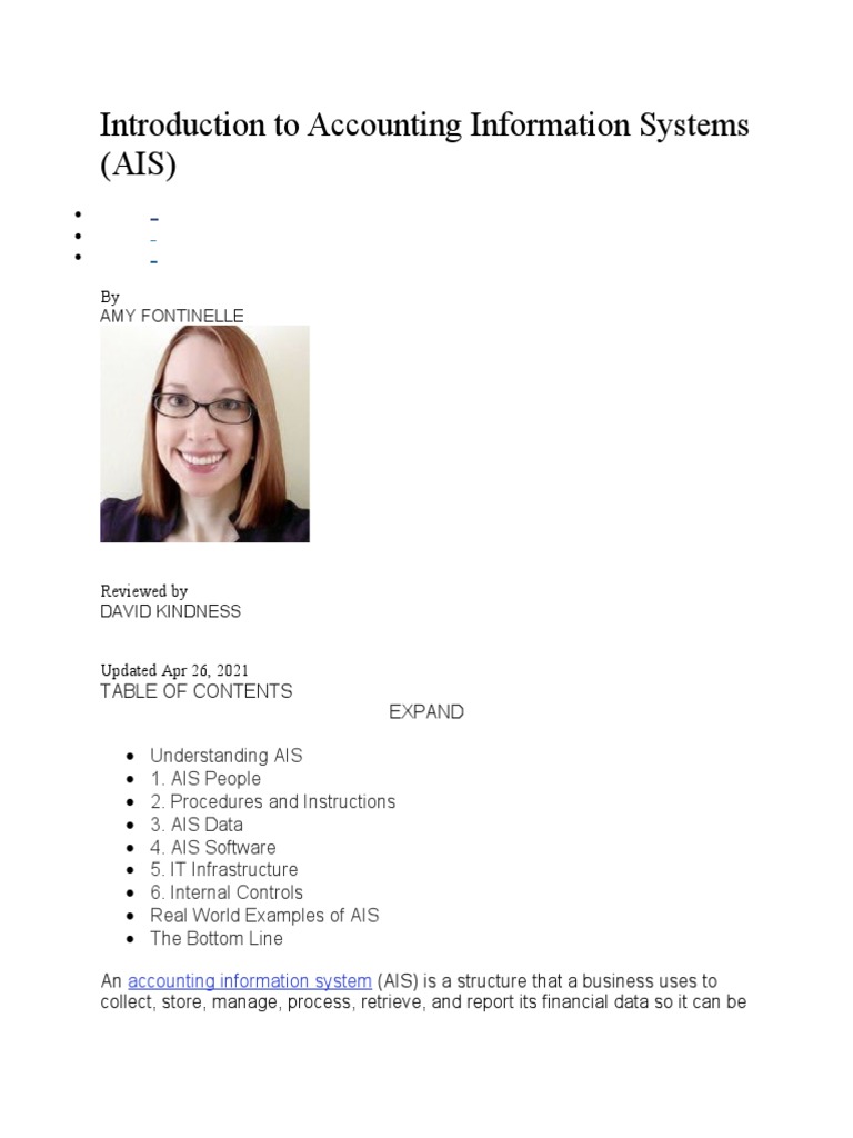 Accounting Information System | PDF | Information System | Accounting