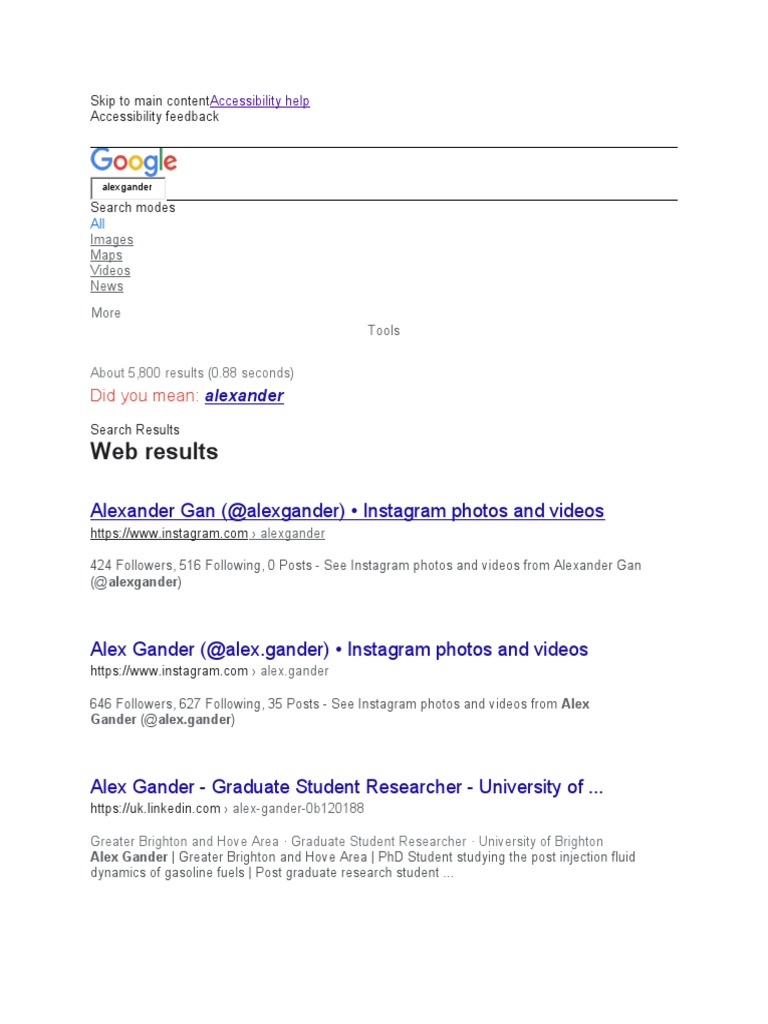 Web Results: Alexander Gan (@alexgander) - Instagram Photos and Videos ...