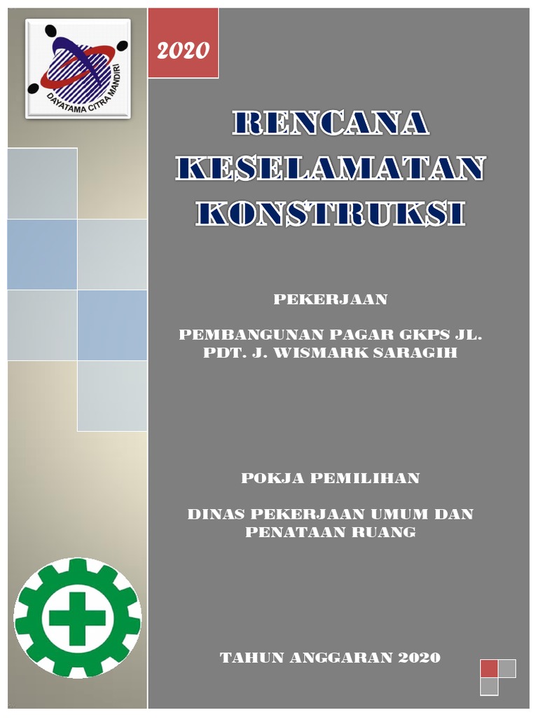08-2020 RKK DCM Pembangunan Pagar Gereja GKPS Jln. Pdt. J. Wismar Saragih | PDF