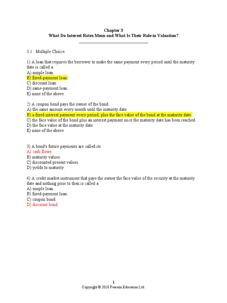 What Do Interest Rate Mean | PDF | Bonds (Finance) | Yield (Finance)