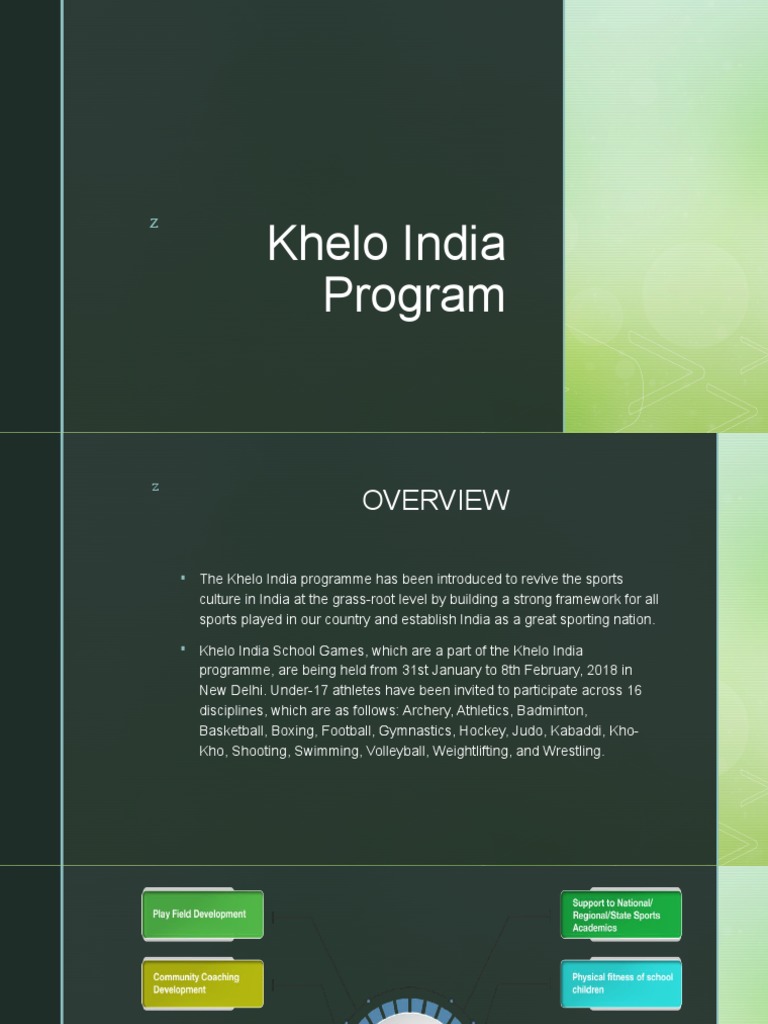 Khelo India Programme | PDF