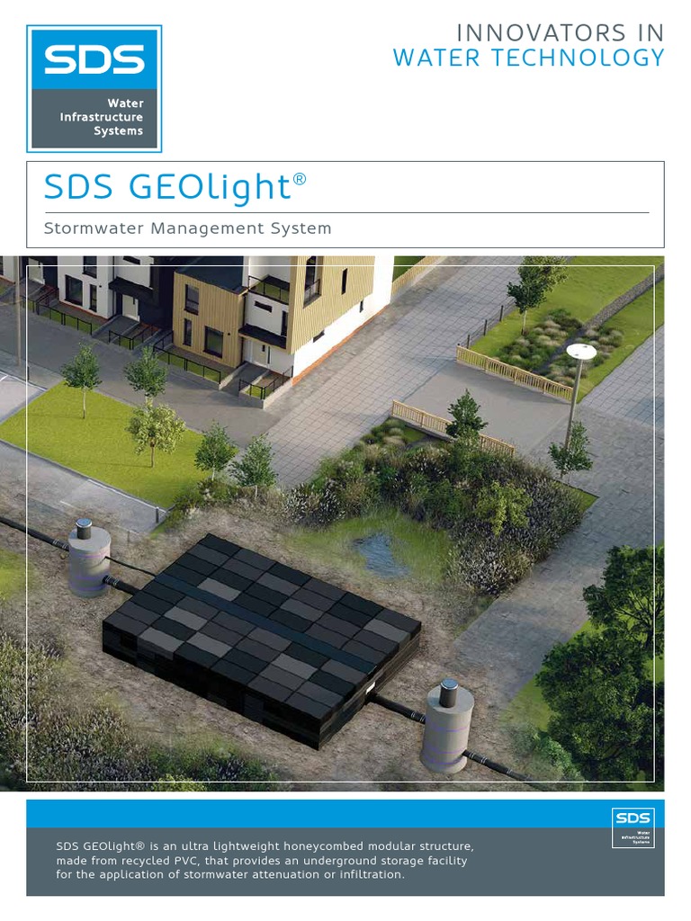 SDS GEOlight Stormwater Management System | PDF | Stormwater | Reservoir