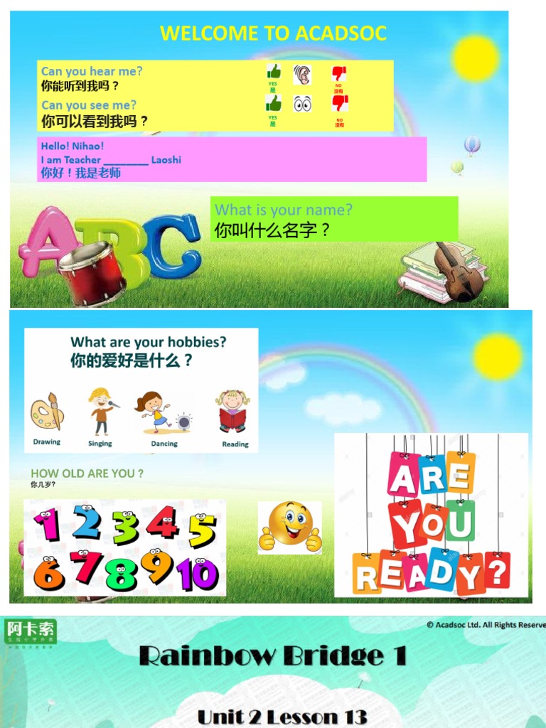 Acadsoc English Class Welcome Guide | PDF