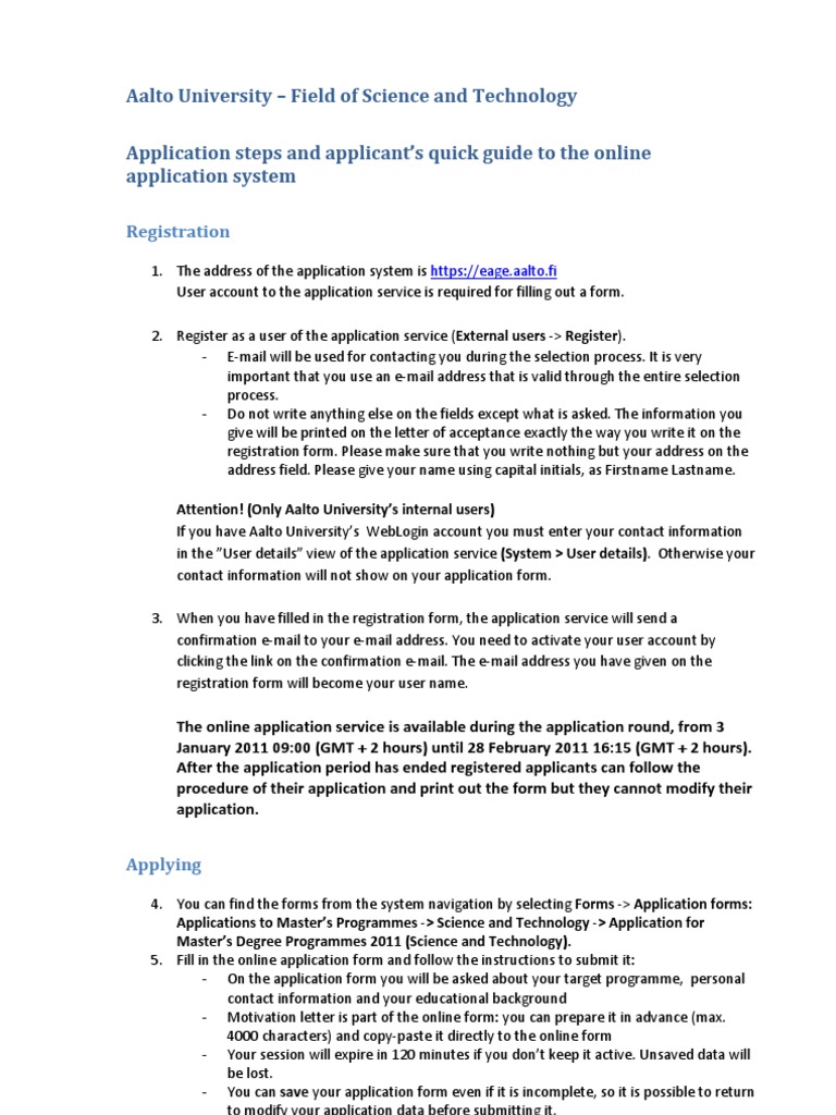 Application Steps 2011 English | Download Free PDF | Internet | Software