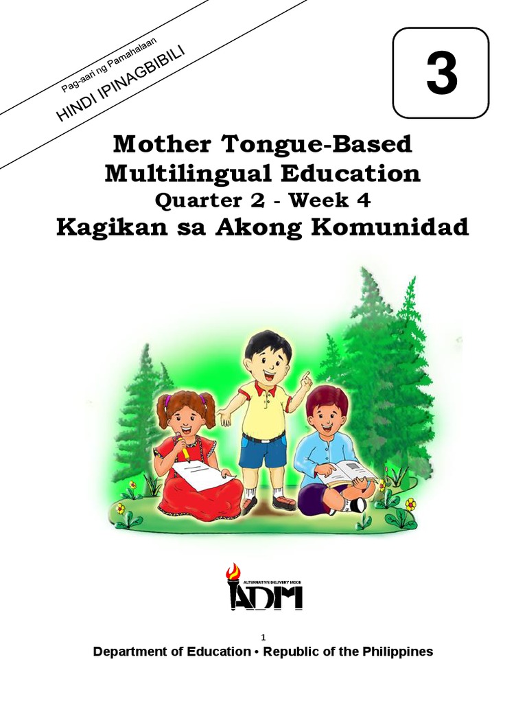 MTB3 q2 Week4 Kagikansaakongkomunidad v3 | PDF | Writing | Human Communication