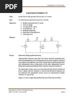 Solved and Practice Problems: Superposition Theorem | PDF | Science ...