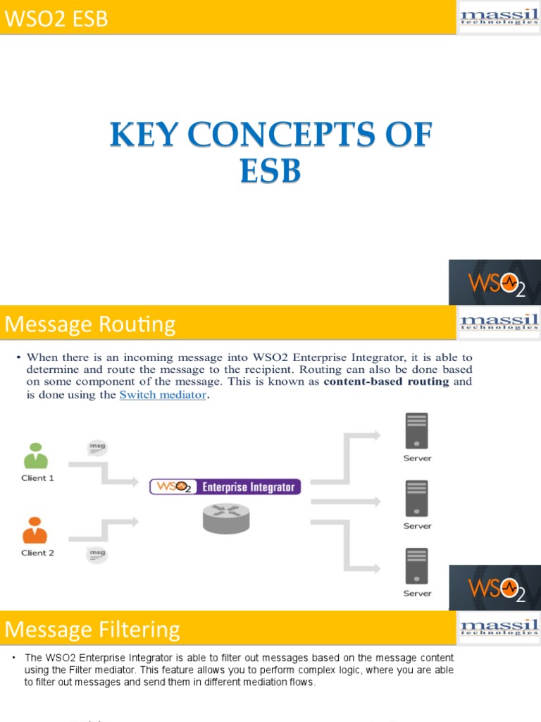 WSO2 ESB: Key Integration Features | PDF | Load Balancing (Computing ...