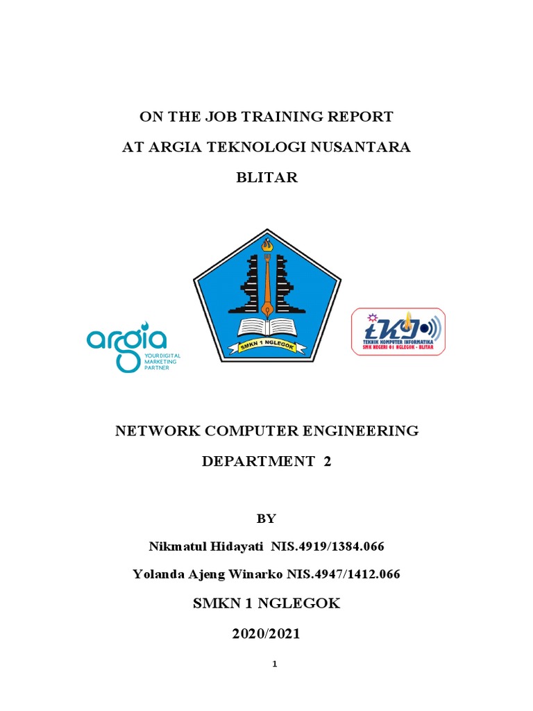 On The Job Training Report Pdf Business Science