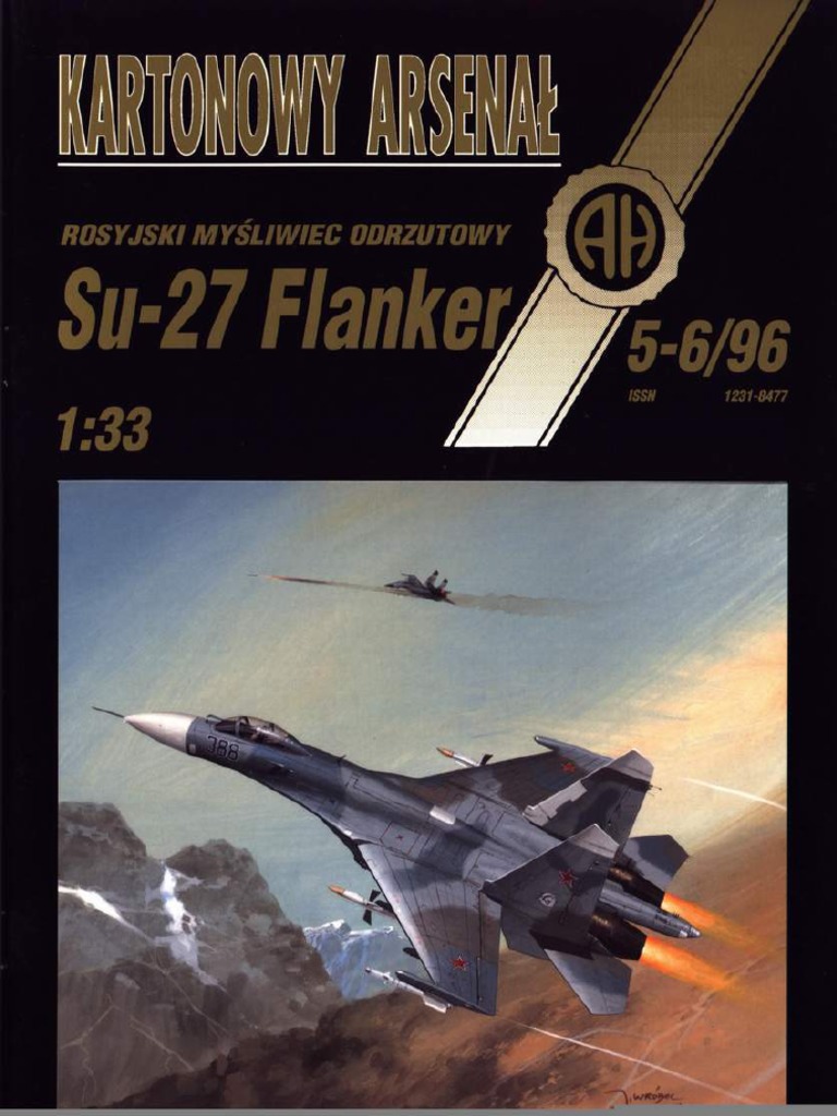 Halinski Kartonowy Arsenal 1996-05-06 - Su-27 Flanker | PDF