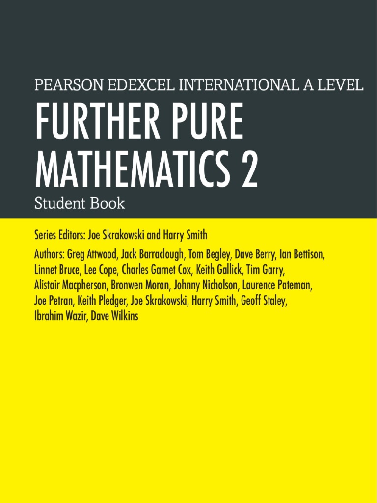 Further Pure 2 | PDF