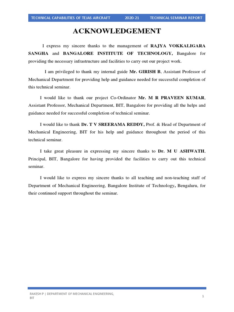 Acknowledgement: Sangha and Bangalore Institute of Technology ...