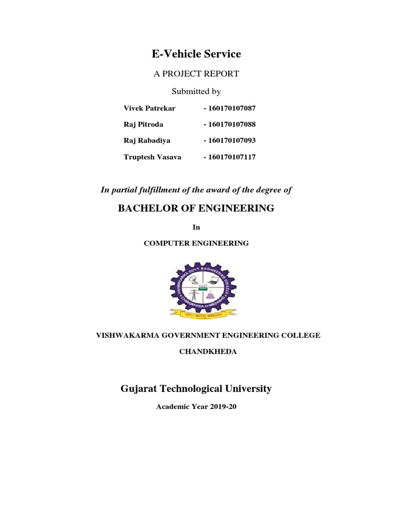 Design Engineering Report Example | PDF | Electric Vehicle | Software ...