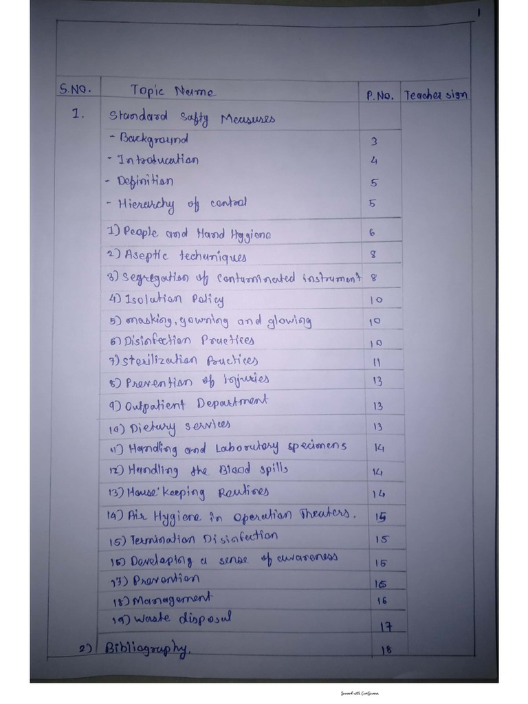 Standard Safety Measures | PDF