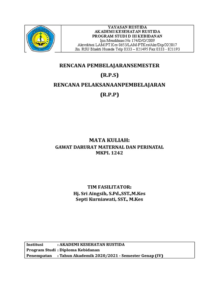 Fix RPS Gadar | PDF | Pengembangan Diri | Sains & Matematika