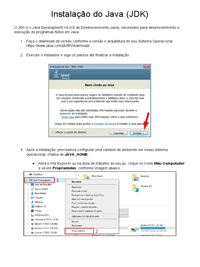Tutorial Instalação Java E Brmodelo Pdf Java Linguagem De 7228