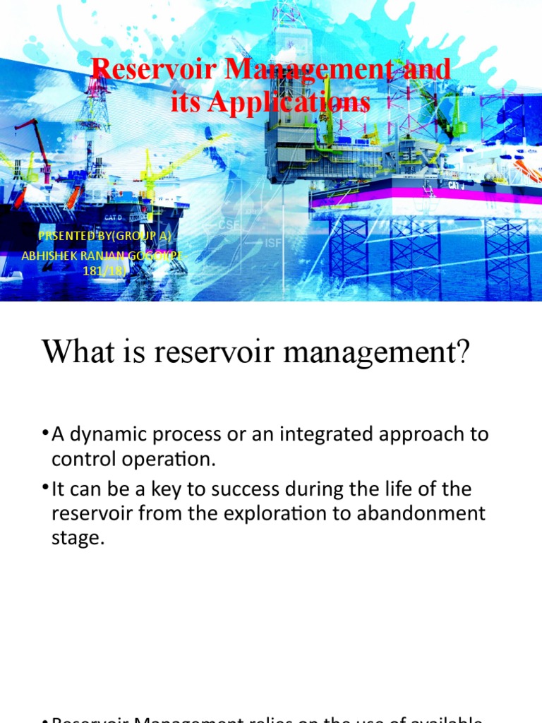 Reservoir Management and Its Applications | PDF | Enhanced Oil Recovery ...