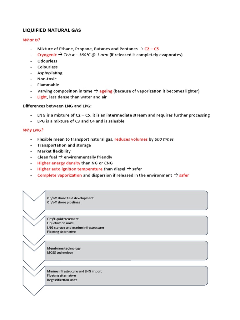 Liquified Natural Gas: C2 - C5 Cryogenic | PDF | Liquefied Natural Gas ...