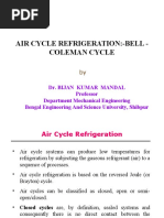 Bell Coleman Refrigeration Cycle Explained | PDF | Refrigeration ...