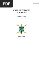 2003 - Call Sign For Ships | PDF | Classified Information | United ...