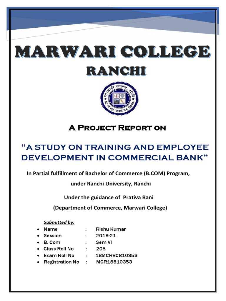 A Study On Training and Employee Development in Commercial Banks. | PDF ...