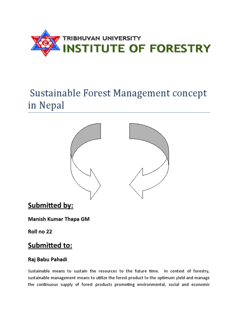 An Overview of Sustainable Forest Management Concepts and Practices in ...