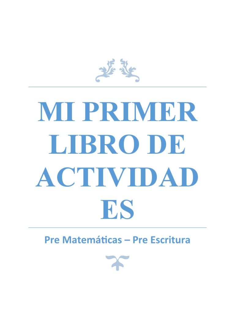 Mi Primer Libro de Actividades PDF | PDF