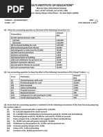Tally Sample Question Paper | PDF | Financial Services | Banking