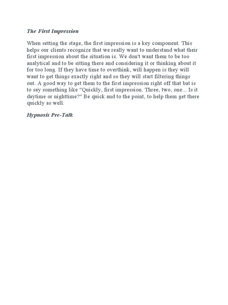 Age Regression | PDF