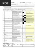 Operator Observance Check Sheet | PDF | Personal Protective Equipment ...
