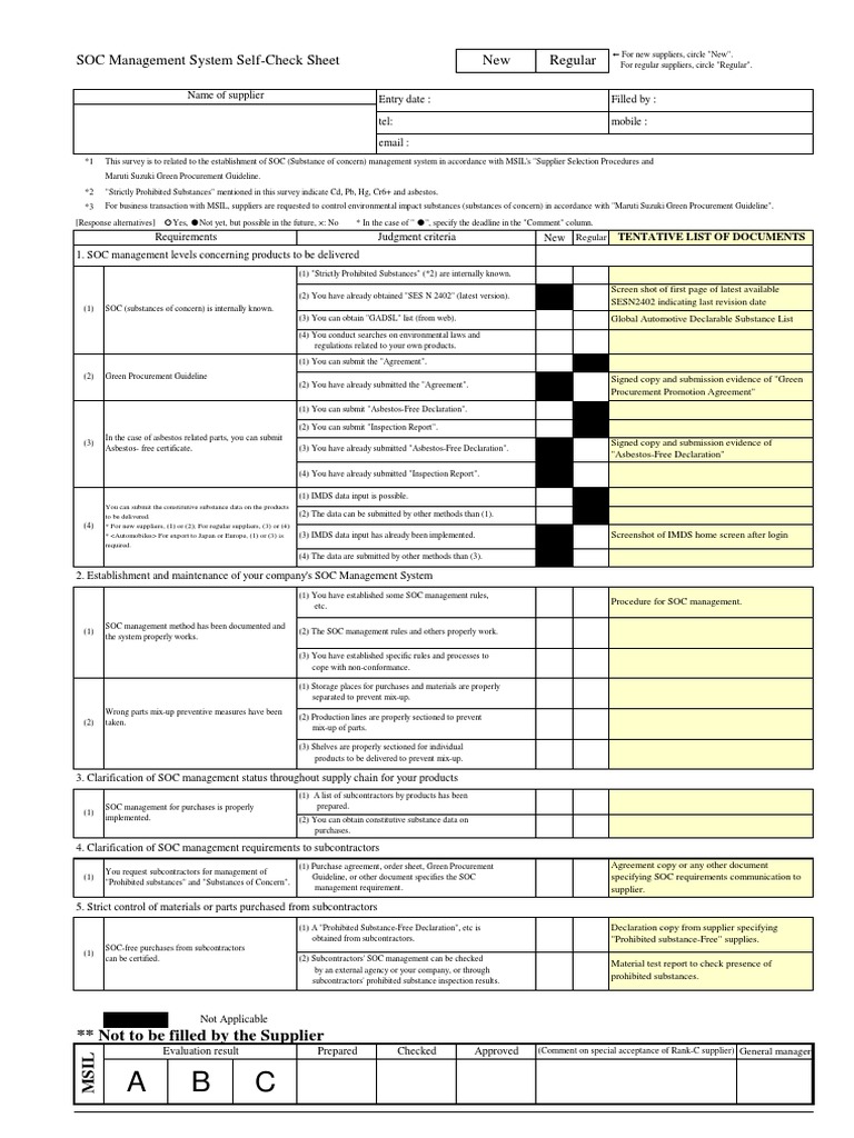 List of SOC Related Documents | PDF | Supply Chain | Business